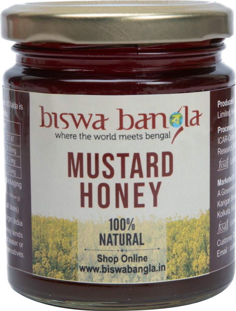 500g Mustard Honey from Malda – set of two packs - Biswa Bangla