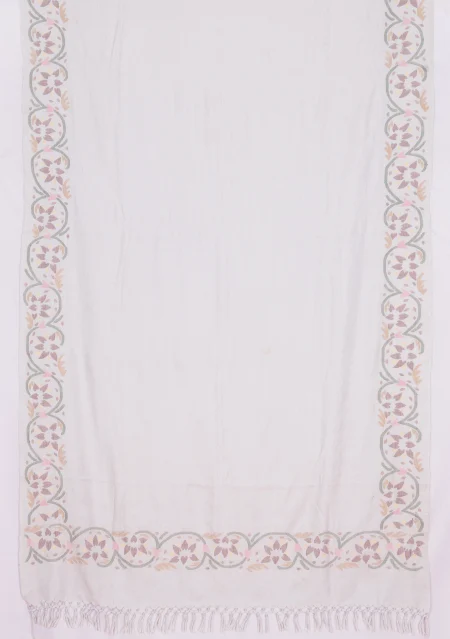 PREMIUM Handwoven Woollen Meenakari Shawl - Biswa Bangla